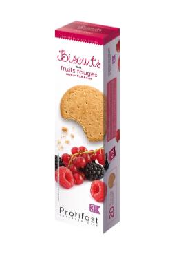Biscuits protéinés Protifat Fruits rouges